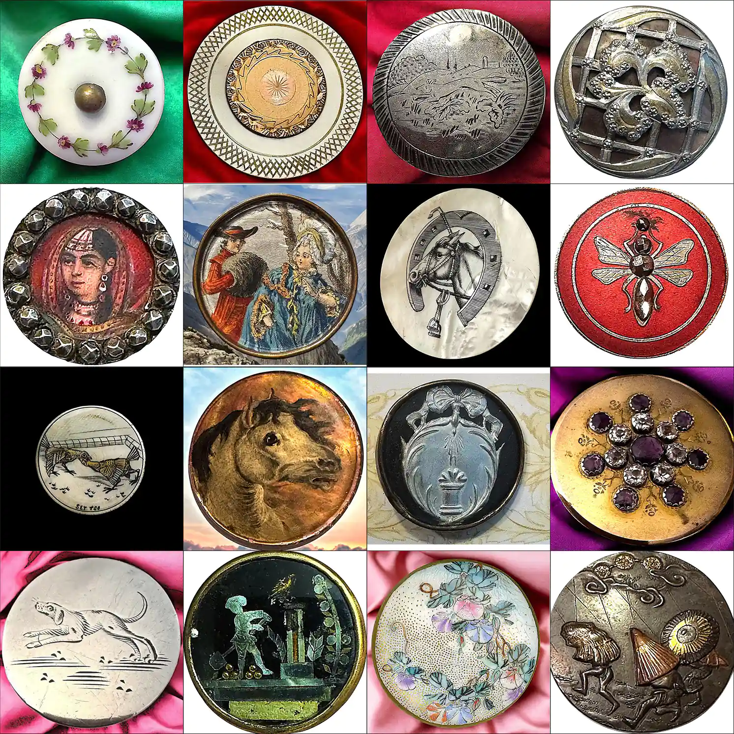 Vintage & Antique Button Auction | Lion & Unicorn