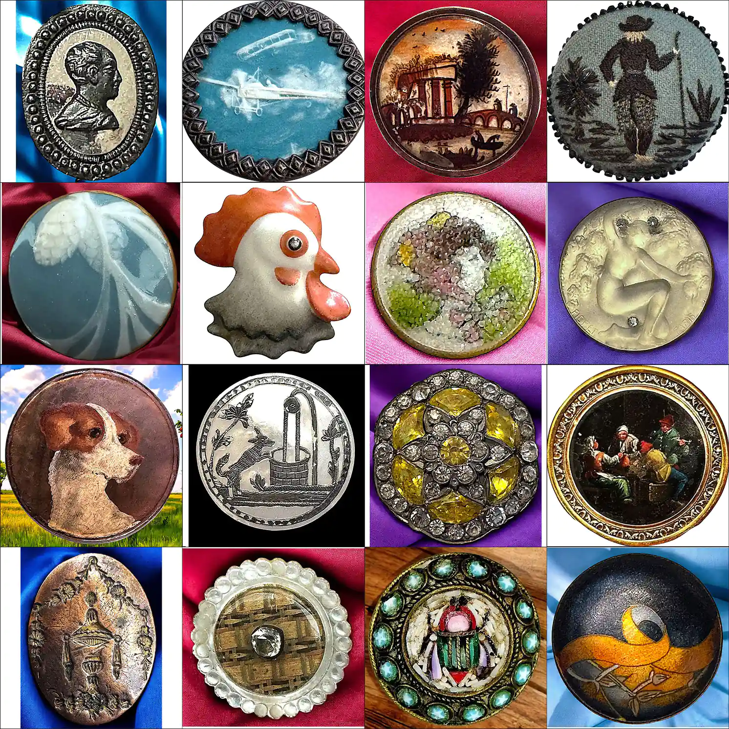 Vintage & Antique Button Auction | Lion & Unicorn